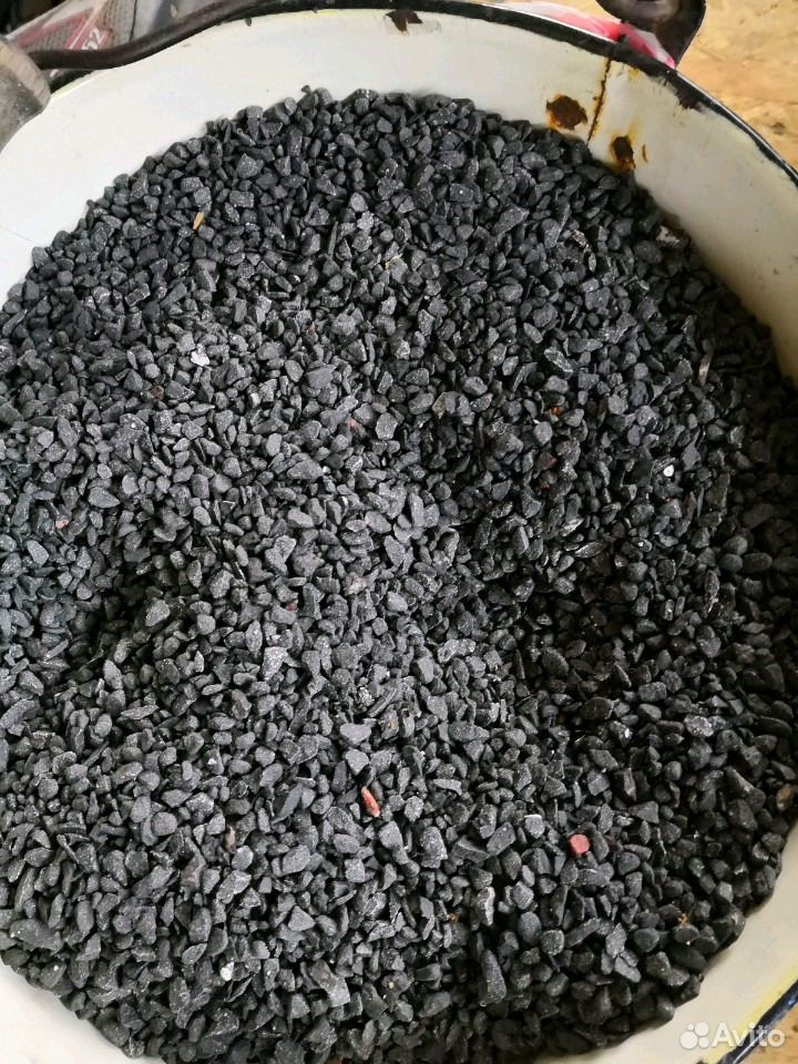 Грунт чёрный и серый для аквариума
