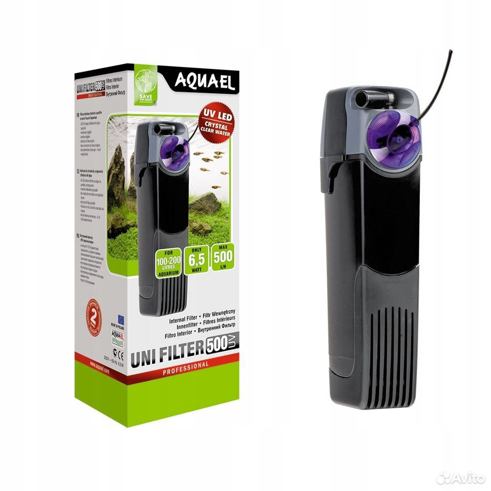 Внутренний фильтр Aquael UniFilter UV 500