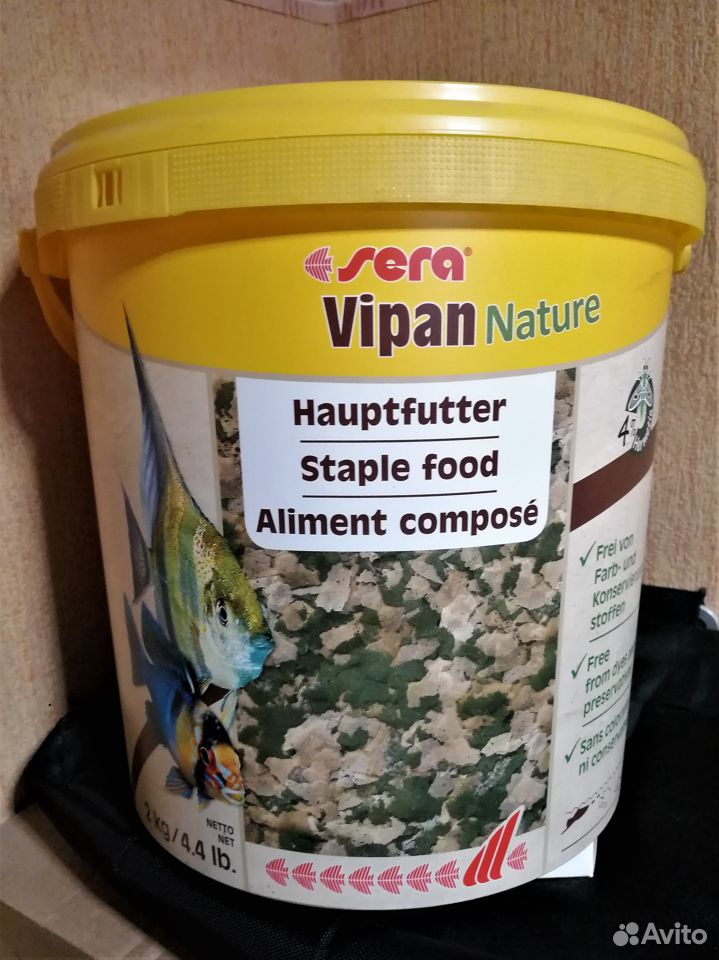 Sera Vipan Nature основной корм для всех видов рыб