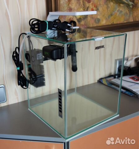 Аквариум aquael shrimp 20л белый