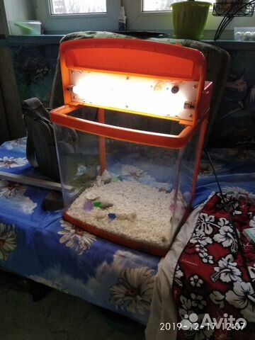 Бесшовный аквариум, террариум Jebo 20 литров