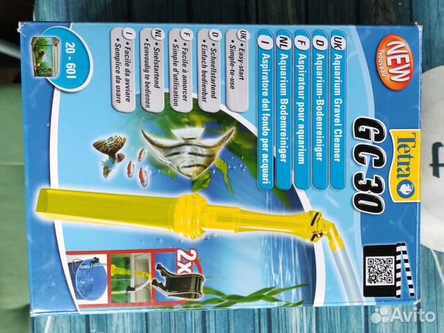 Tetra gc30 сифон, очиститель грунта аквариума