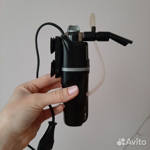 Фильтр для аквариума + Сачок для рыбок