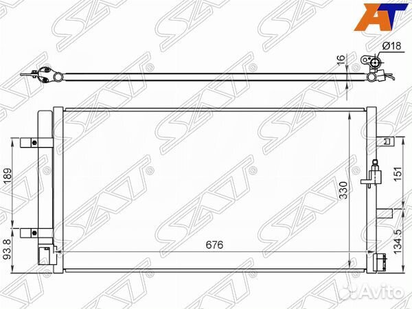 Радиатор кондиционера audi A4/S4 07, audi A4/S4 07 в Москве, цена 5 600 ...